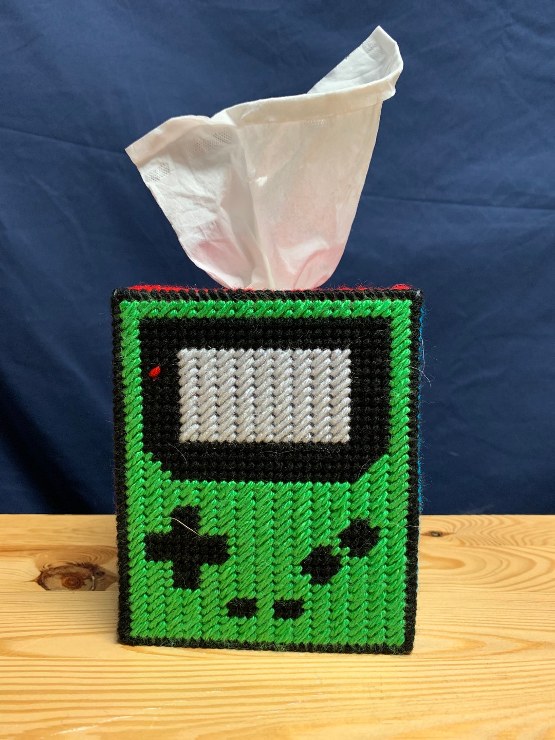 Nintendo Game Boy Boutique Style Plastic Canvas Tissue Topper Multi ...