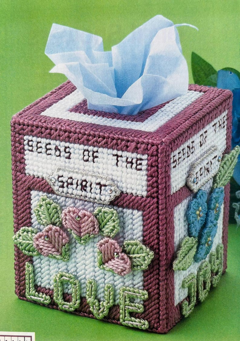 Plastic Canvas Pattern in 7 Count Pretty Seeds of the Spirit Boutique ...
