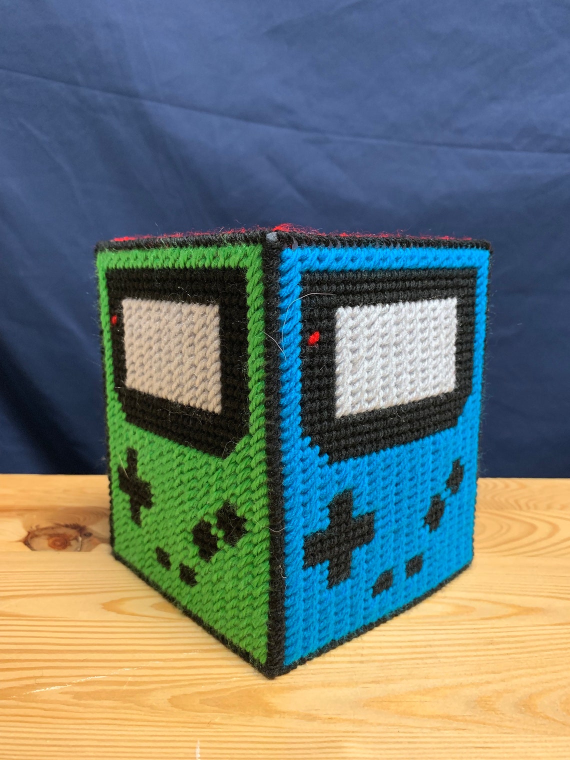 Nintendo Game Boy Boutique Style Plastic Canvas Tissue Topper Multi ...