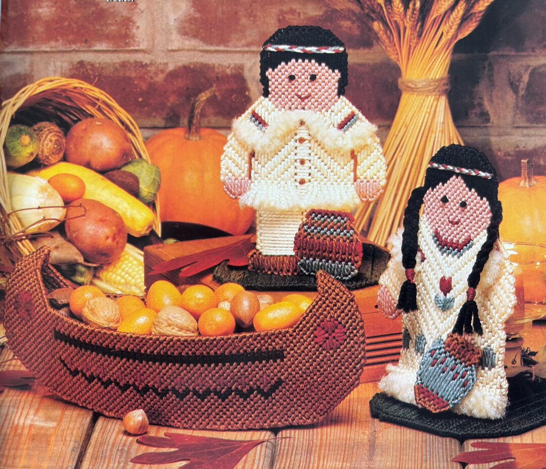 Plastic Canvas Pattern in 7 Count Autumn Accents Bountiful Harvest ...