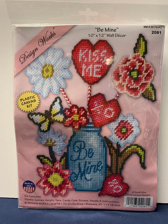 Design Works Plastic Canvas Kit be Mine M - Etsy