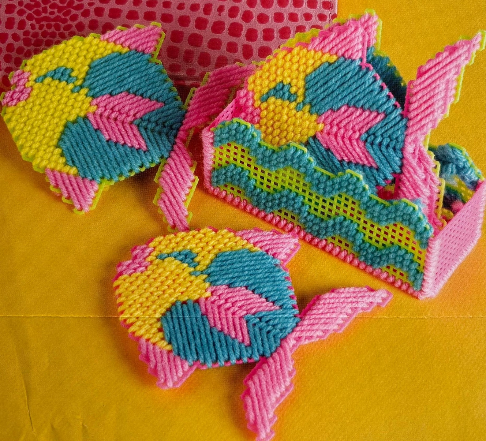 Plastic Canvas Pattern for 7 Count Canvas Tropical Fish Tote and ...