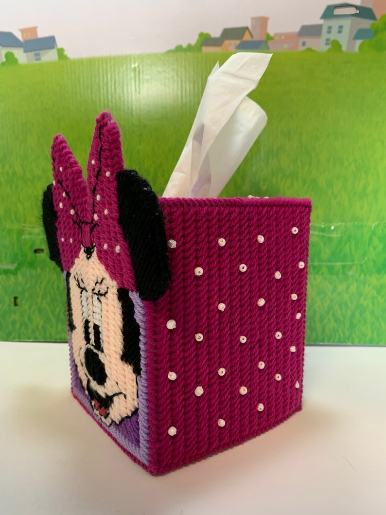 Disney Minnie Mouse Tissue Topper - Etsy