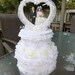 Plastic Canvas Pattern in 7 Count Wedding Cake Box Bride Groom Gift ...