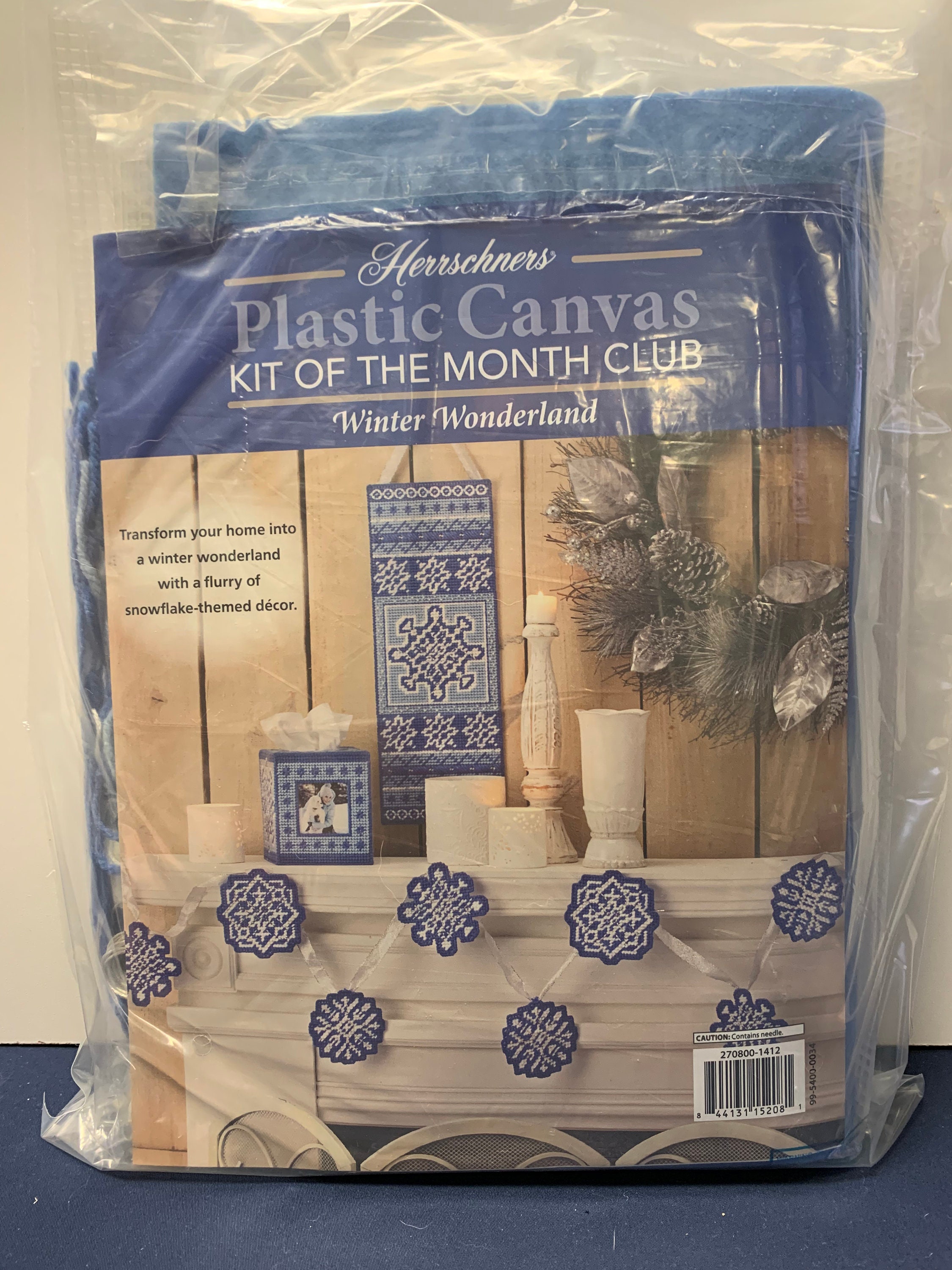 Herrschners Plastic Canvas Kit From Kit of the Month Club "winter ...