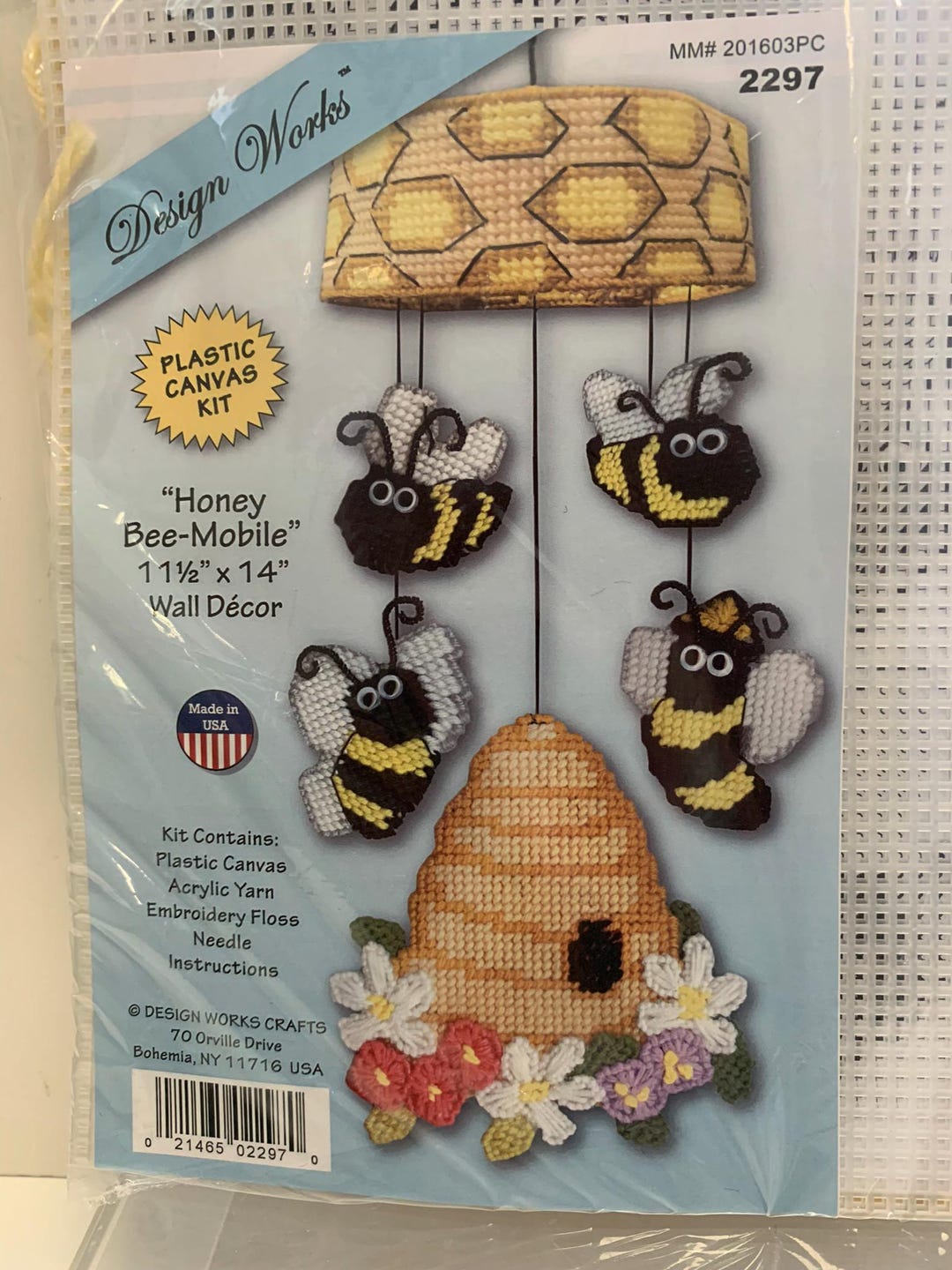 Design Works Plastic Canvas Kit honey Bee Mobile - Etsy