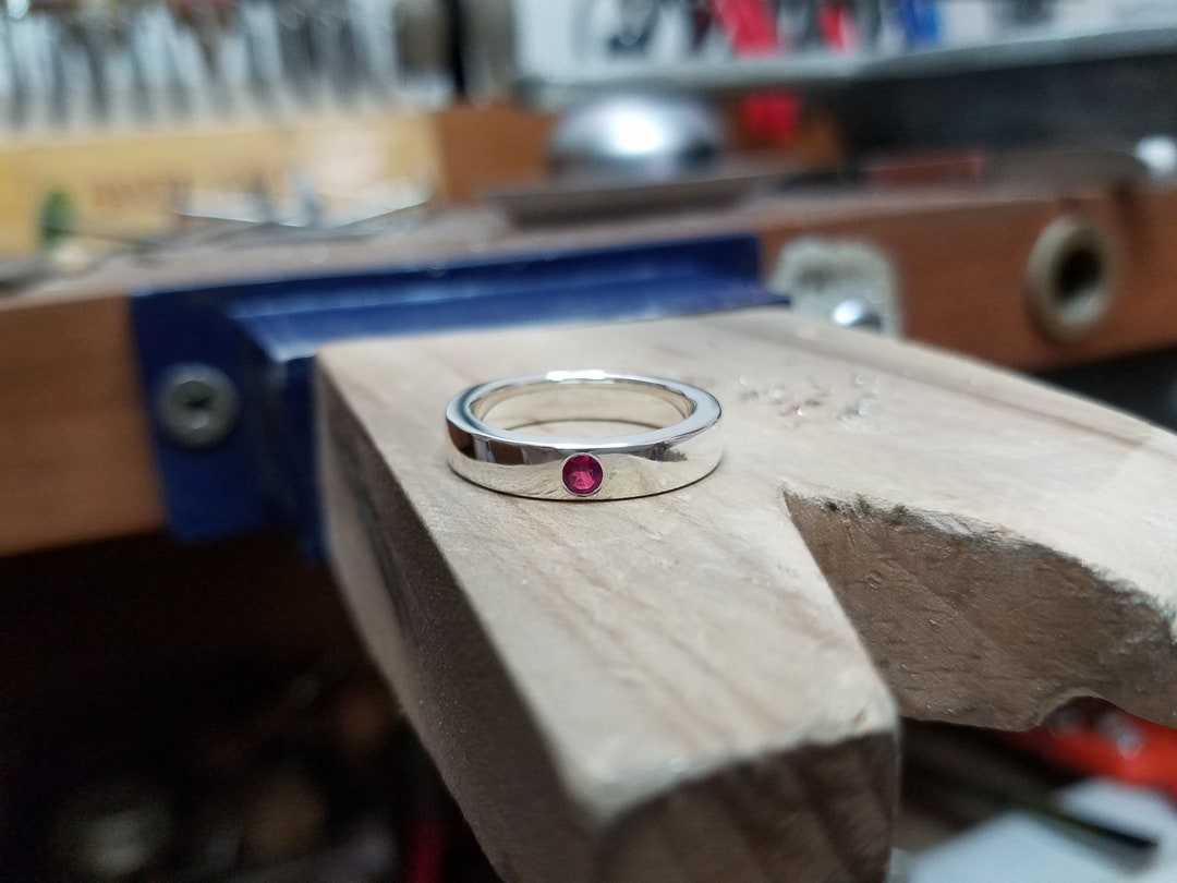 Sterling Silver Ruby Band - Sterling Ruby Band, Sterling Silver Ruby ...