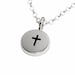 Circle Cross Necklace Pendant in Sterling Silver Sterling Silver Cross ...