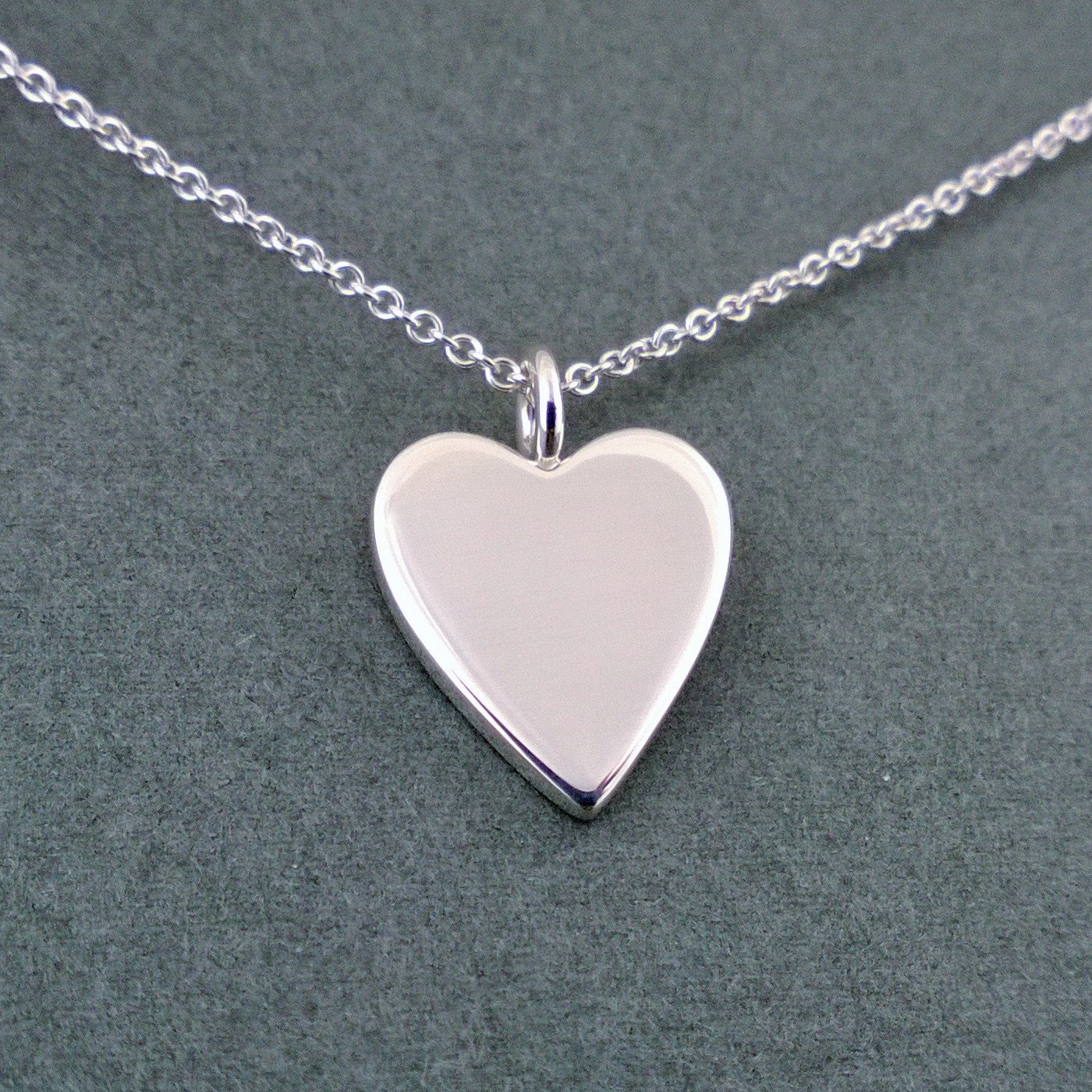 Sterling Silver Heart Necklace Pendant - Sterling Silver Heart Pendant ...