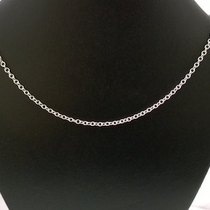 18 Inch Sterling Silver Cable Chain Necklace Short Chain, Long Chain ...