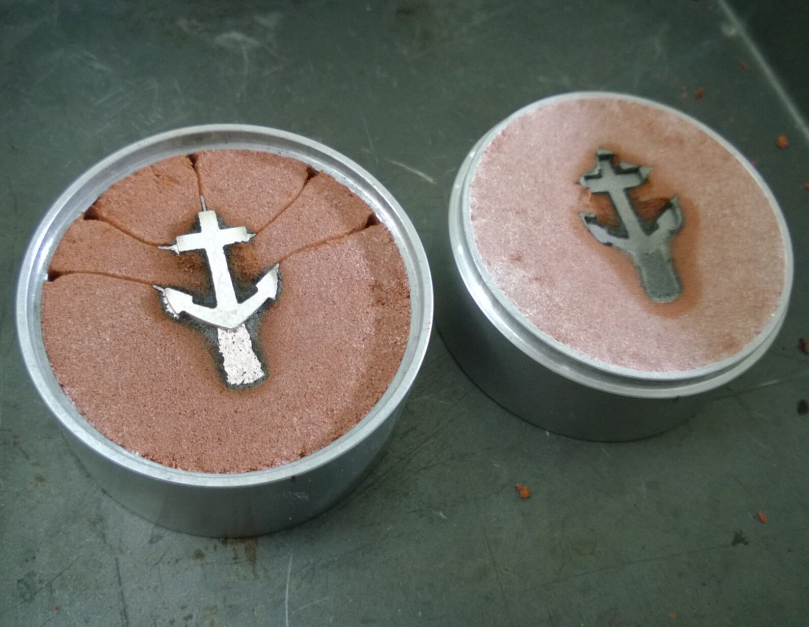 Emerald Anchor Necklace Pendant in Sterling Silver - Sterling Silver ...