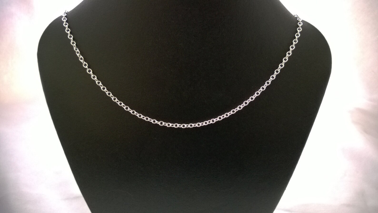 24 Inch Sterling Silver Cable Chain Necklace Silver Chain - Etsy