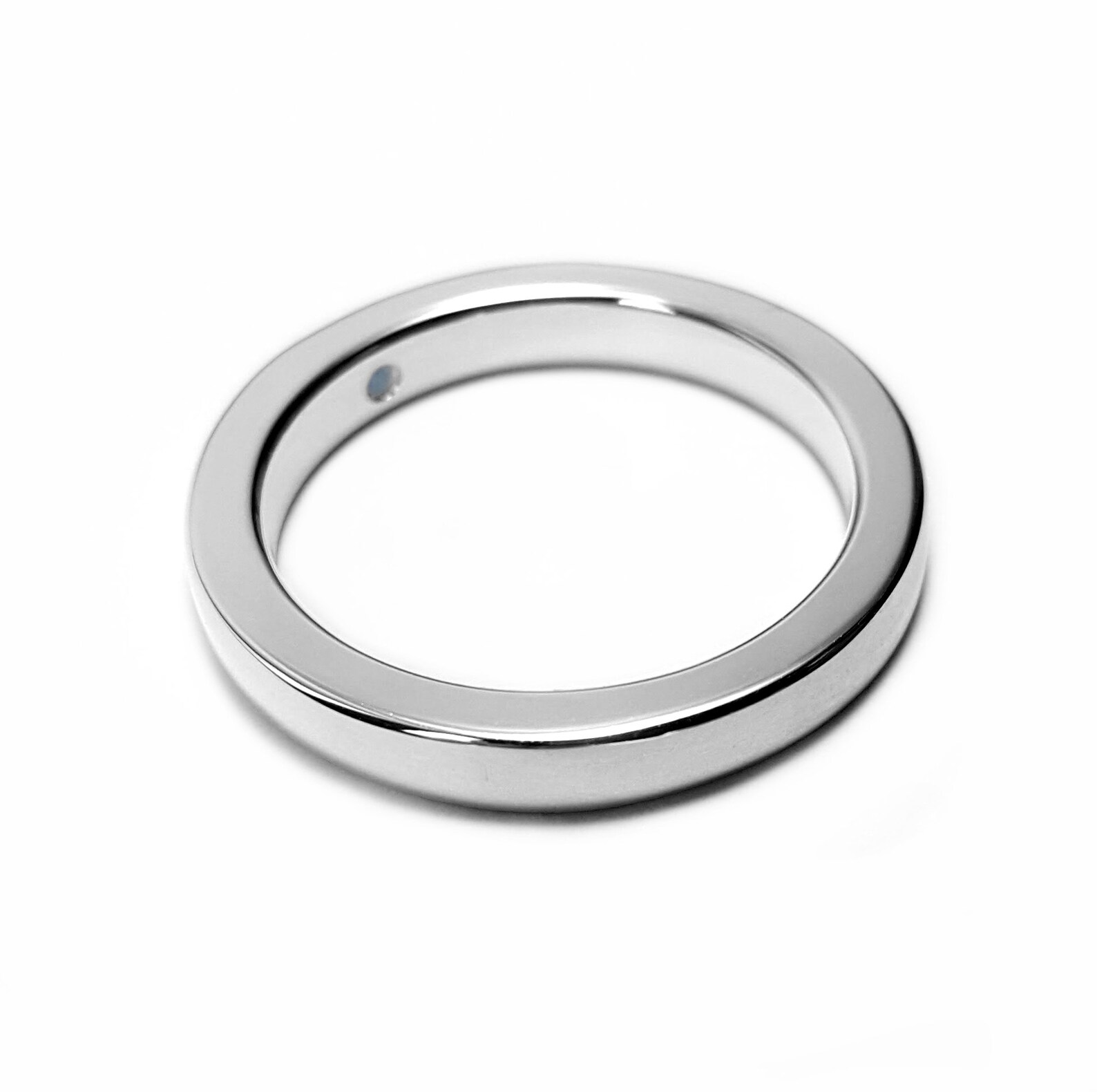 Thin Blue Topaz Band in Sterling Silver Blue Topaz Band - Etsy