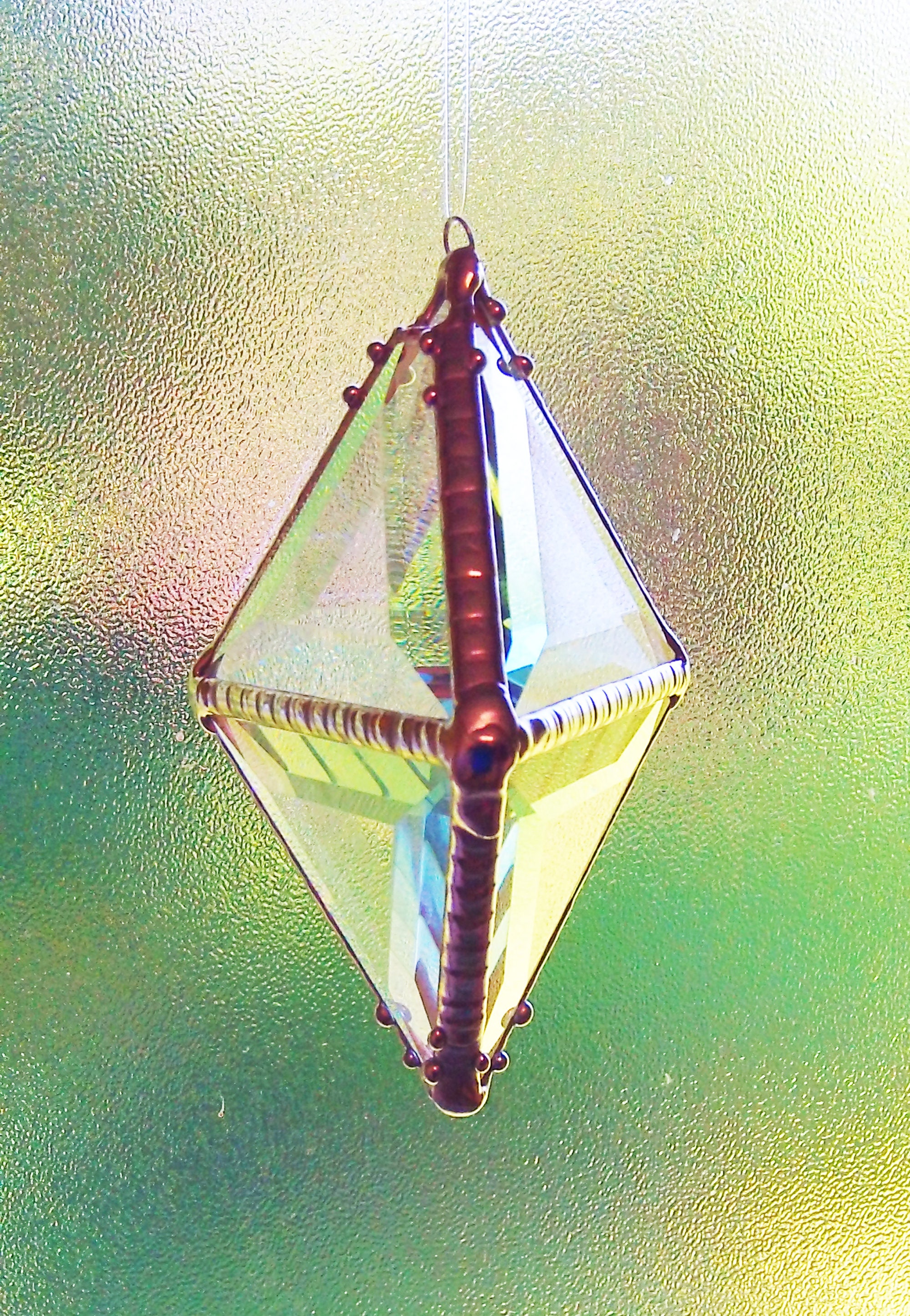 Double Pyramid Rainbow Water Prism - Etsy
