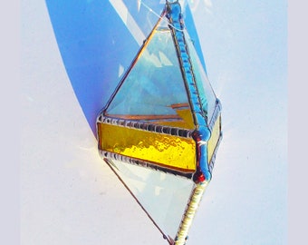 Double Pyramid Rainbow Water Prism | Etsy