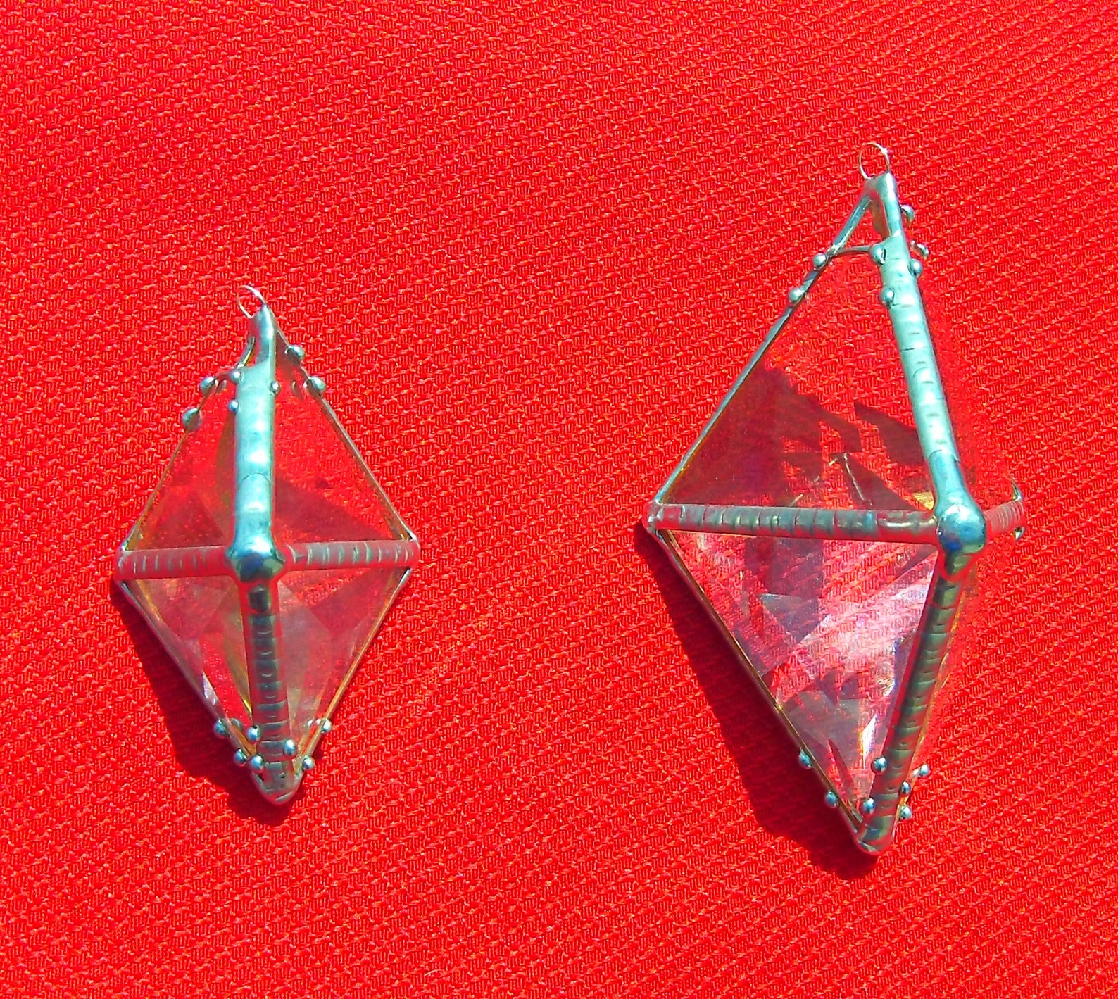 Double Pyramid Rainbow Water Prism | Etsy