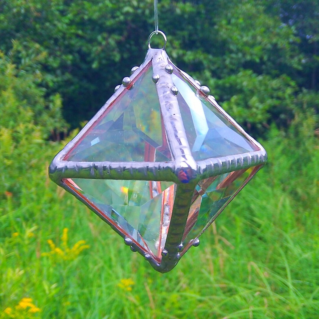 Octahedron Rainbow Water Prism - Etsy
