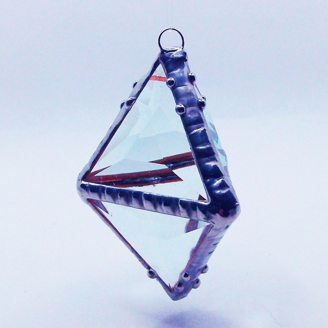 Double Pyramid Rainbow Water Prism - Etsy