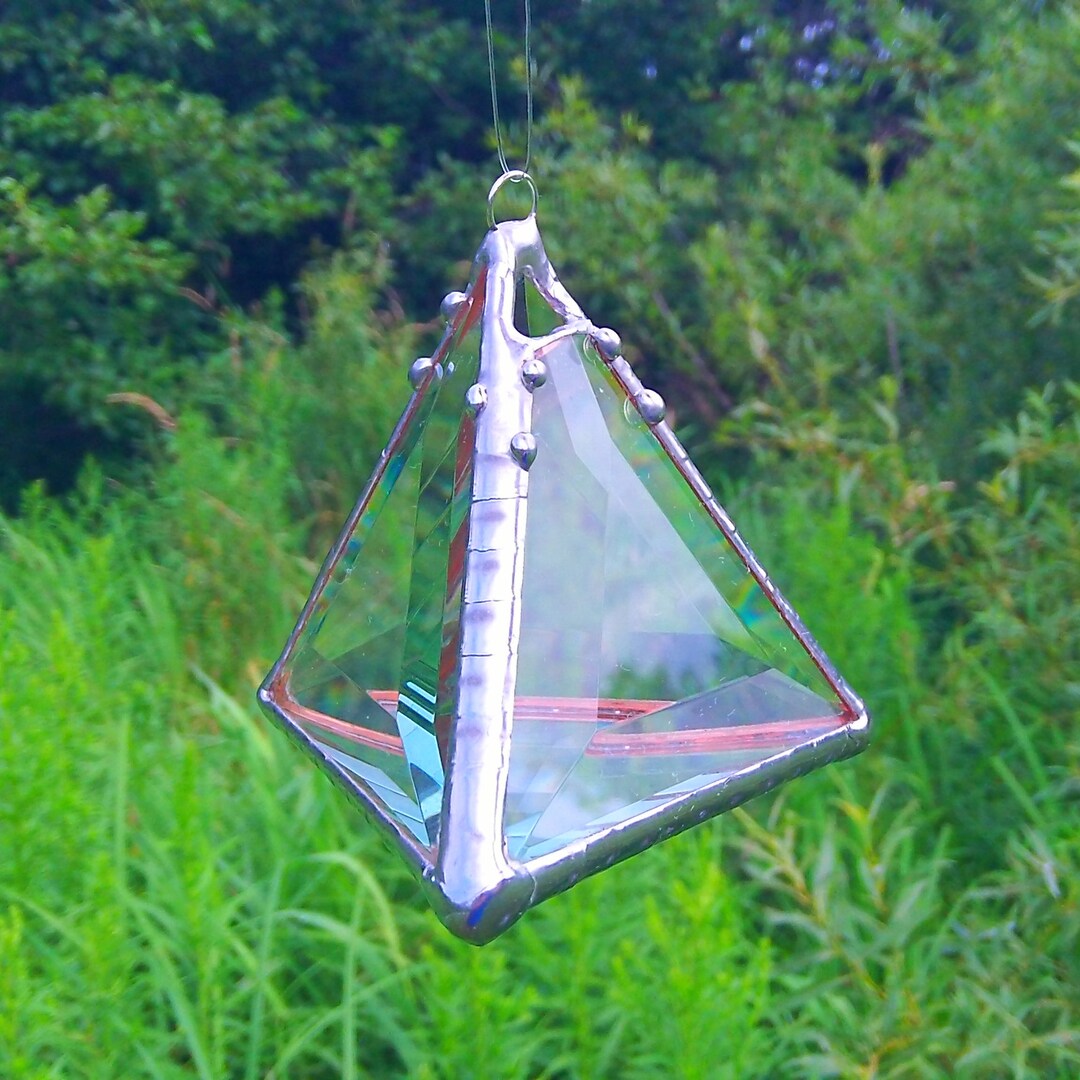 Pyramid Rainbow Water Prism - Etsy