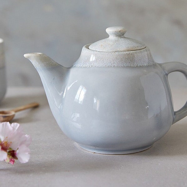 Pottery Teapot - Etsy
