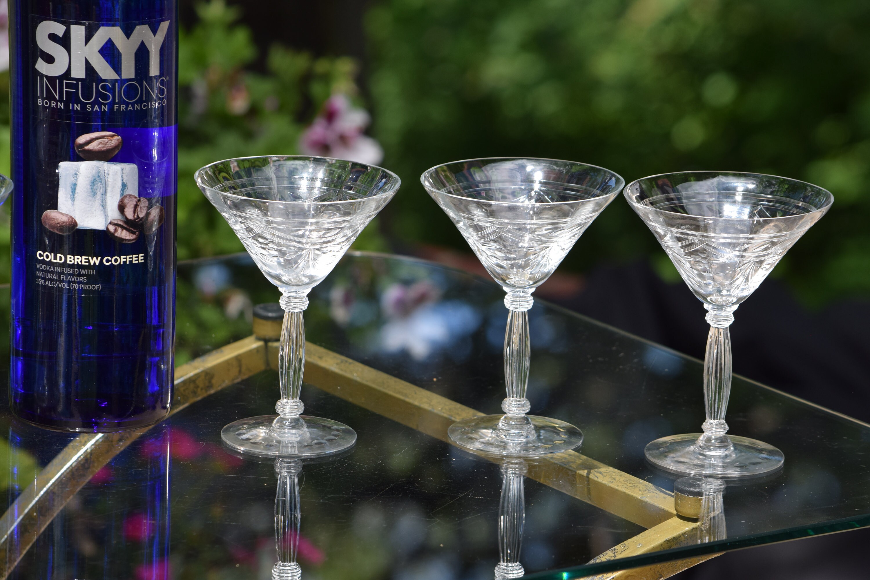 Reserved For Precious Sold Vintage Etched Art Deco Cocktail Glasses Set Of 6 Tiffin