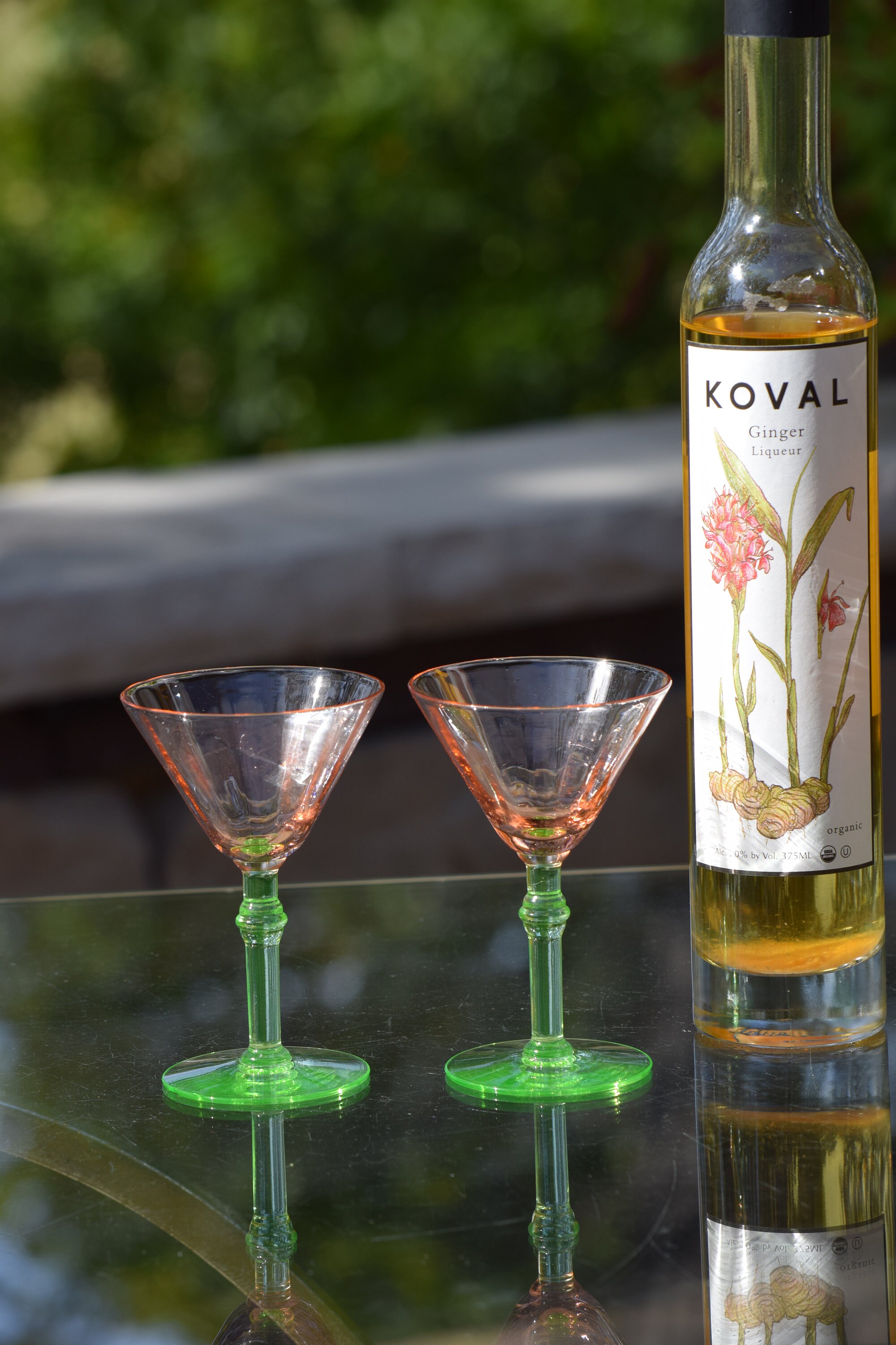 3 Vintage Optic Pink Green Watermelon Wine ~ Liqueur Cordials, Fry ...