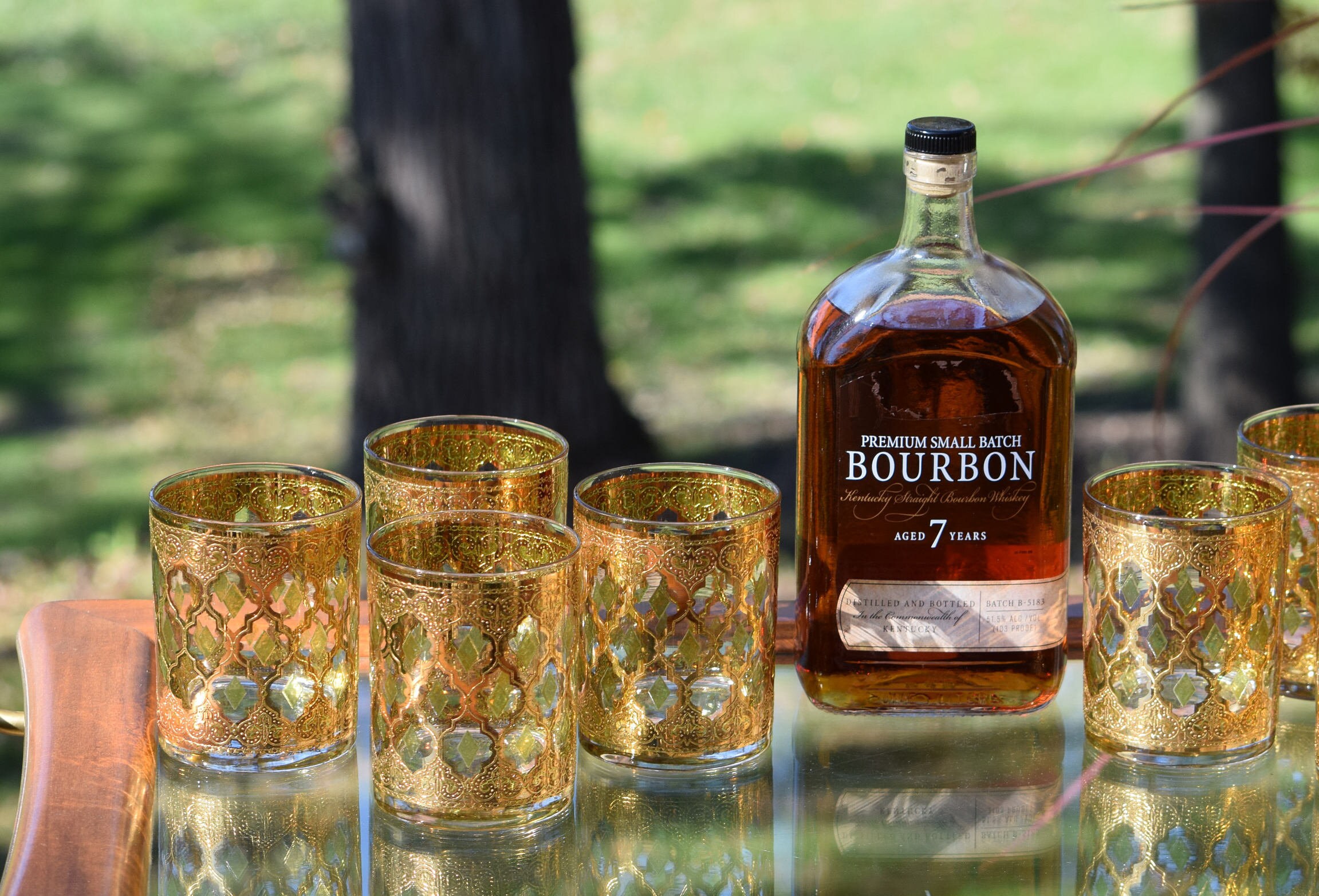 CULVER VALENCIA Cocktail Glasses Set of 6, Mad Men Barware, Scotch ...