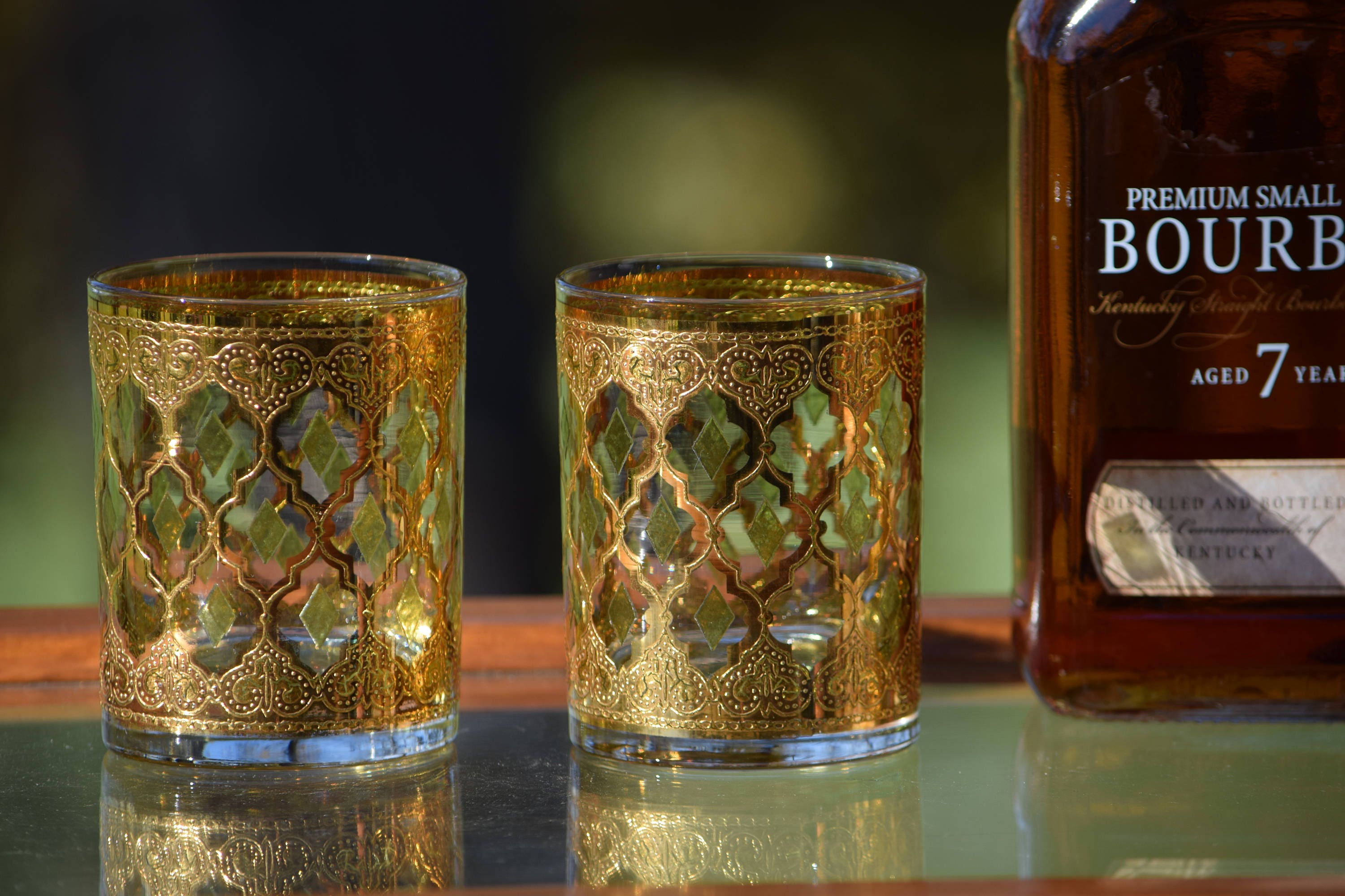 CULVER VALENCIA Cocktail Glasses Set of 6, Mad Men Barware, Scotch ...