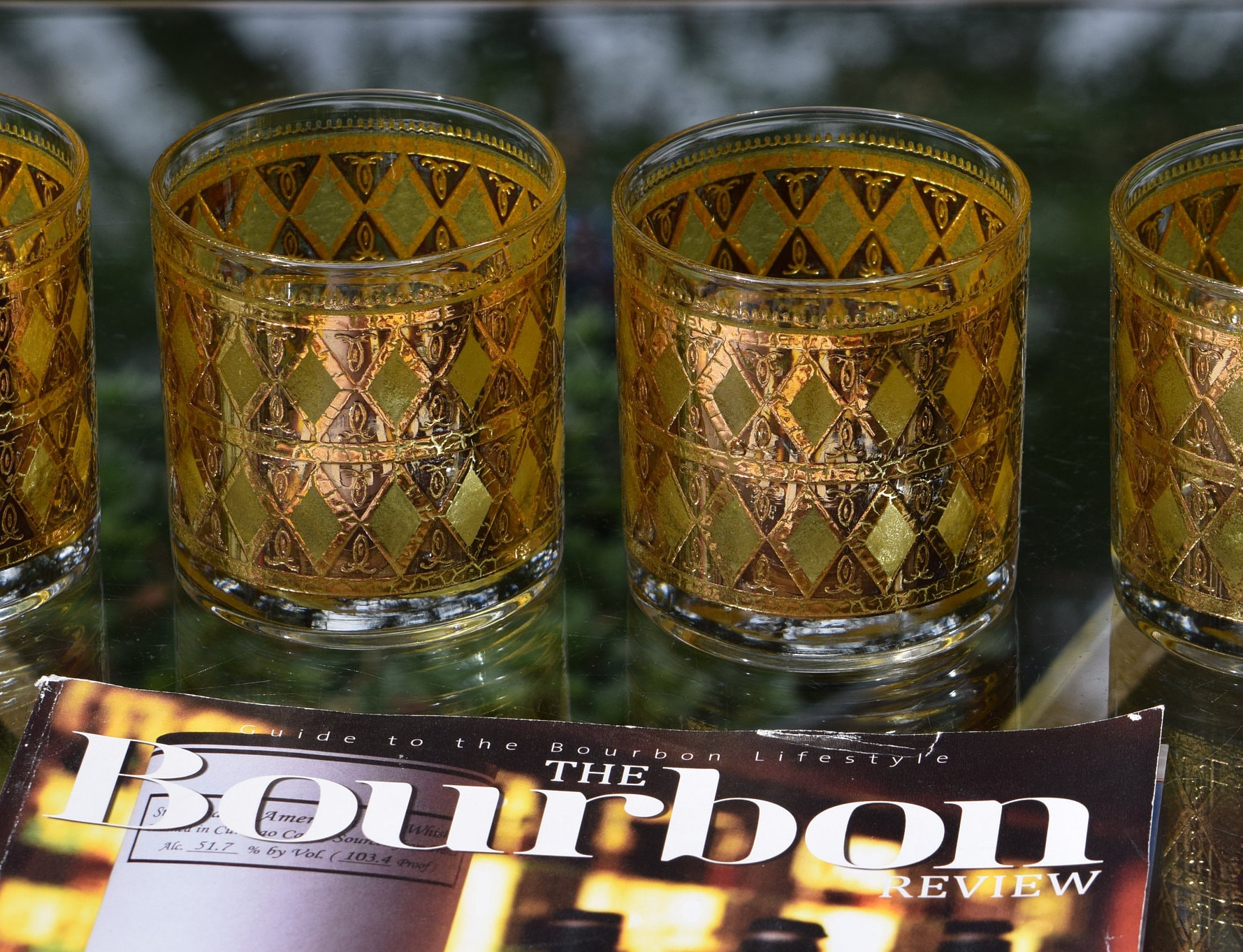 Vintage CULVER Cocktail Glasses Set of 4, Mad Men Barware, Scotch ...
