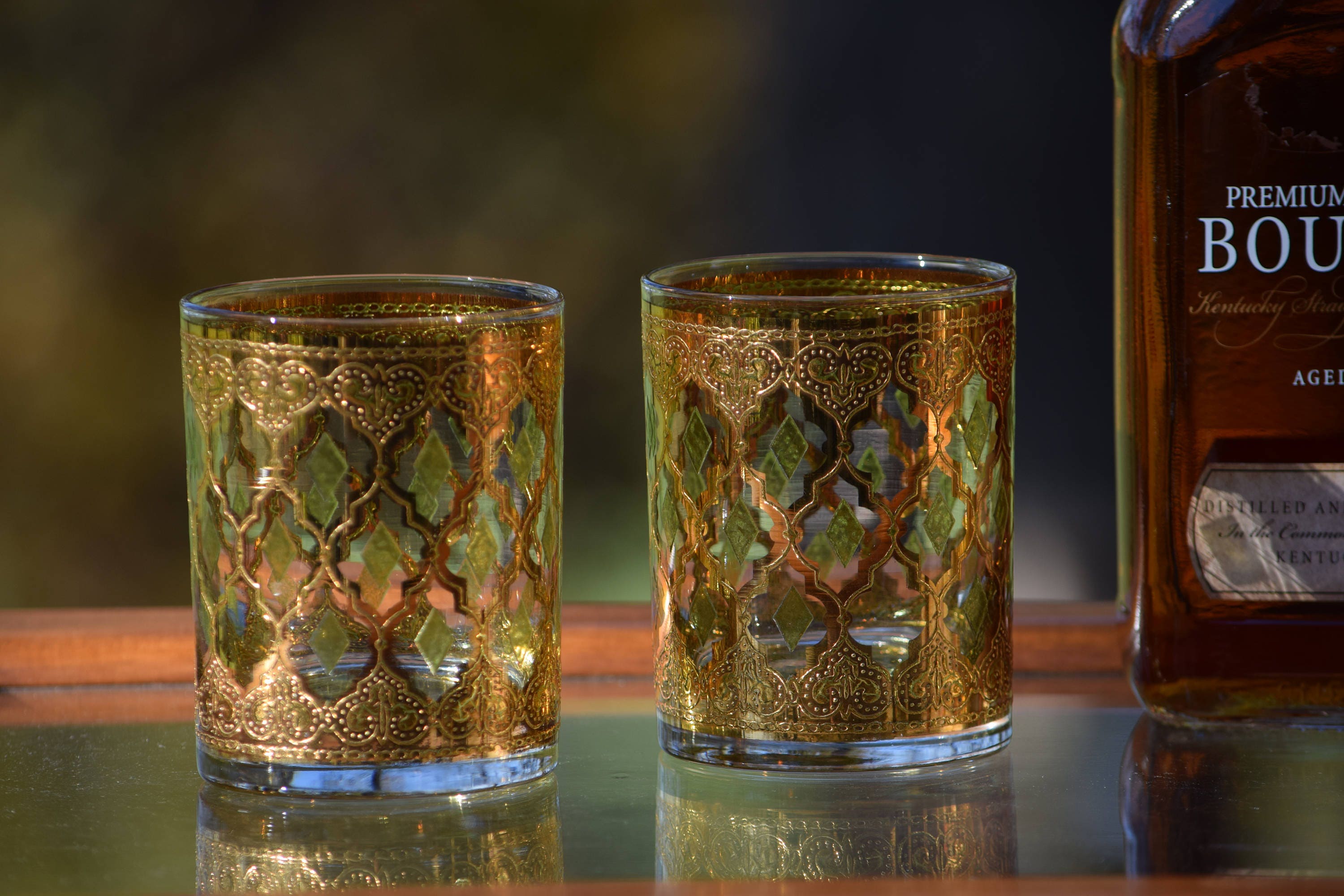 CULVER VALENCIA Cocktail Glasses Set of 6, Mad Men Barware, Scotch ...