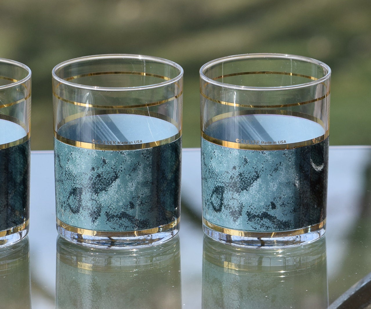 Vintage CULVER Tortoise Whiskey - Rocks Glasses, Set of 4, Vintage ...