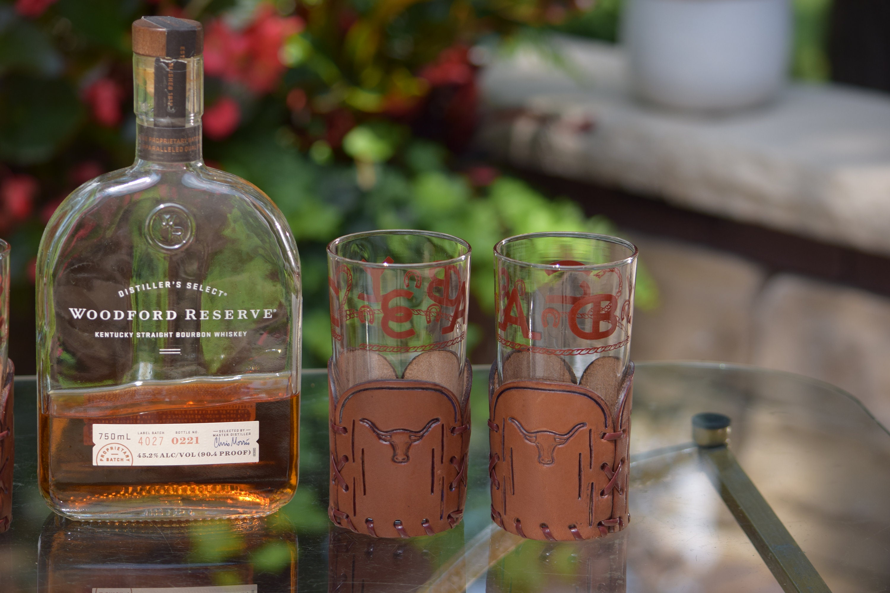 4 Vintage Libbey Western Highball glasses - BAMCO Longhorn Rodeo ...