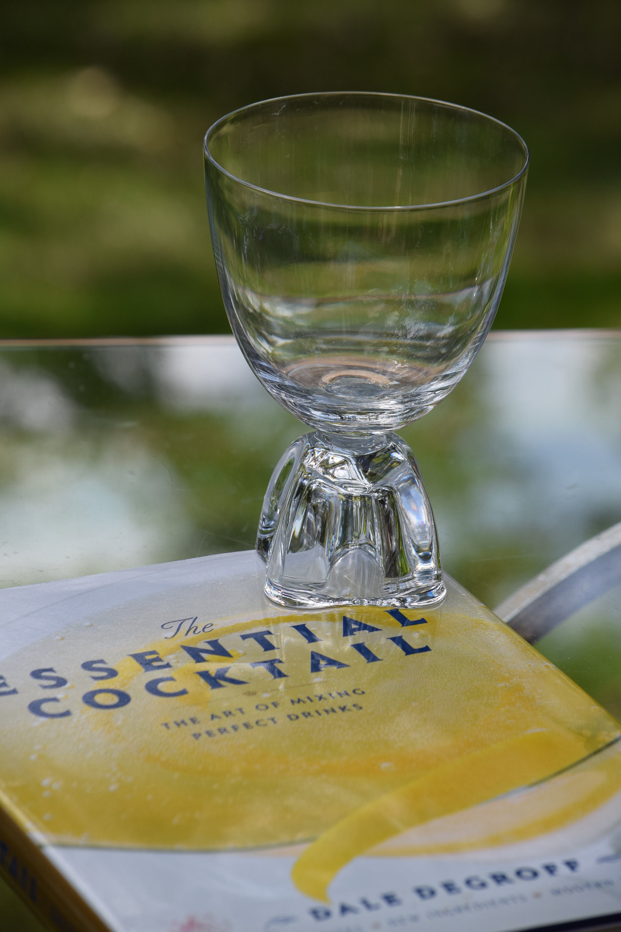 Vintage Crystal Cocktail Glasses, Set of 6, Fostoria, Capri, circa 1950 ...