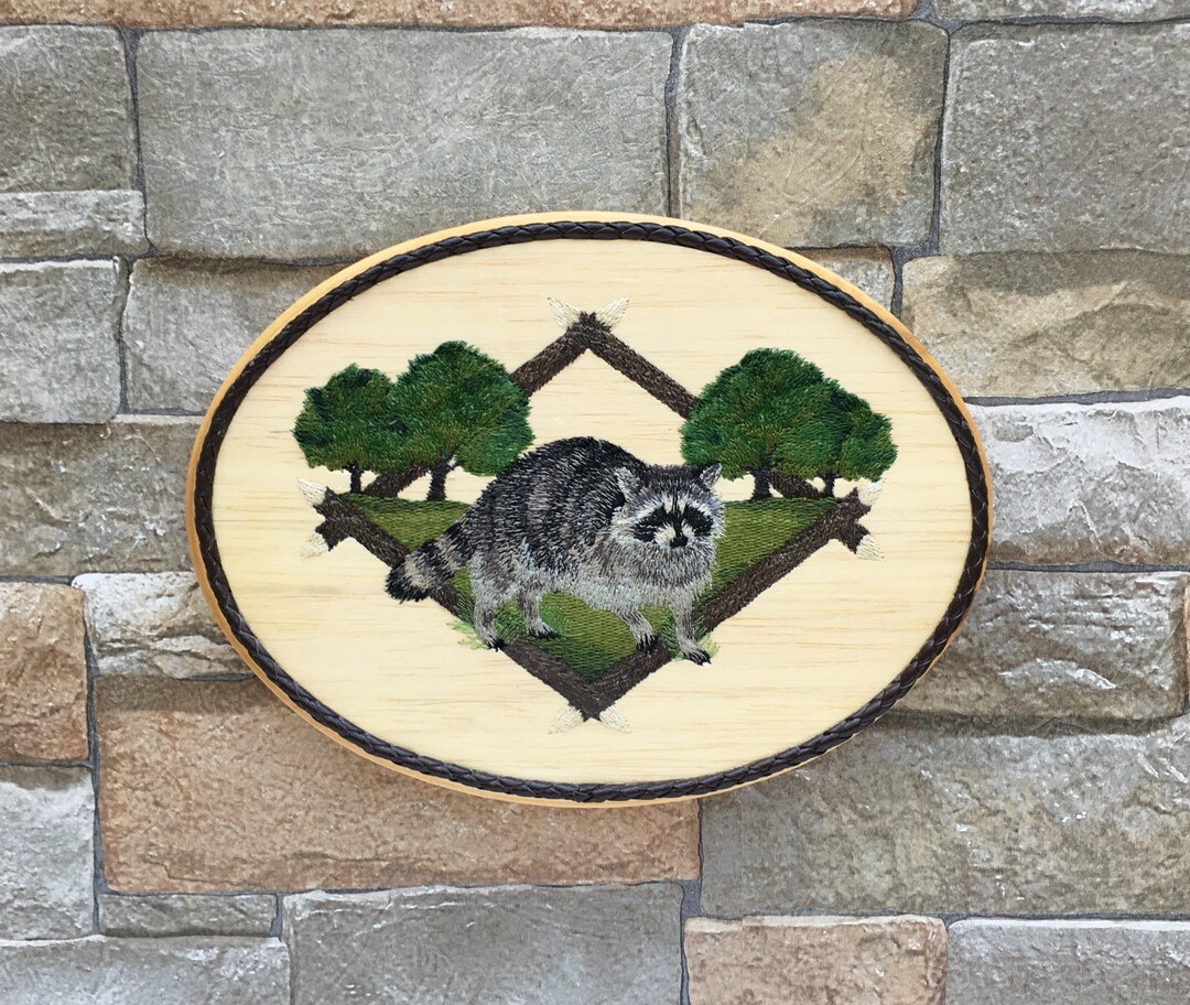 Raccoon Wall Decor Woodland Forest Animals Wildlife Art - Etsy