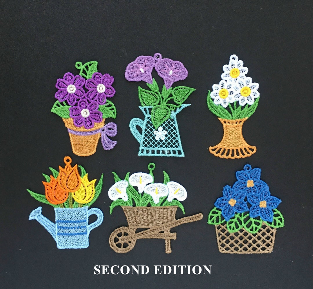 Summer Flowers Mini Tree Ornaments, Spring Ornaments, Second Edition ...