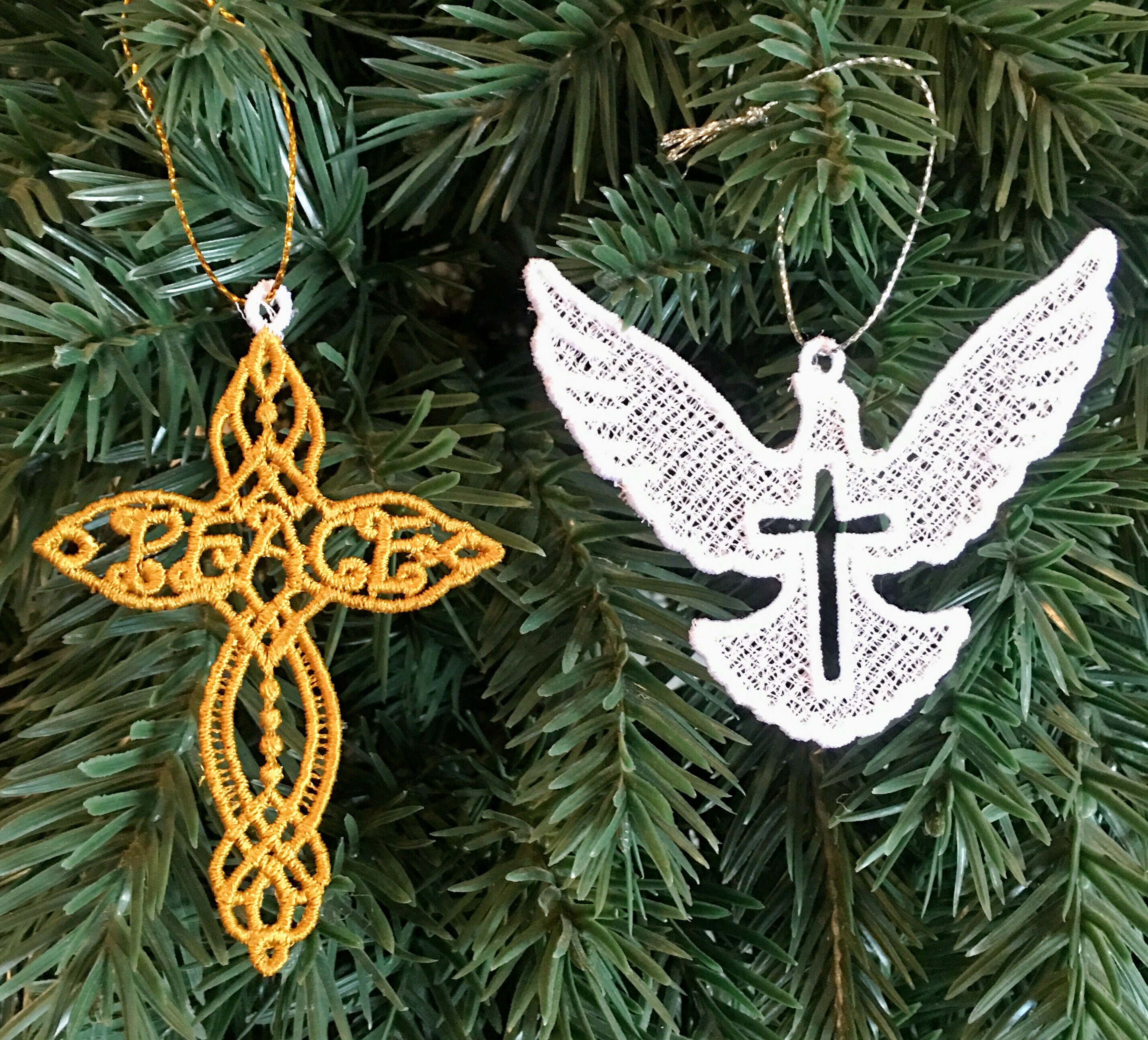 Easter Cross Ornaments Set of 10 Christian Mini Tree - Etsy.de