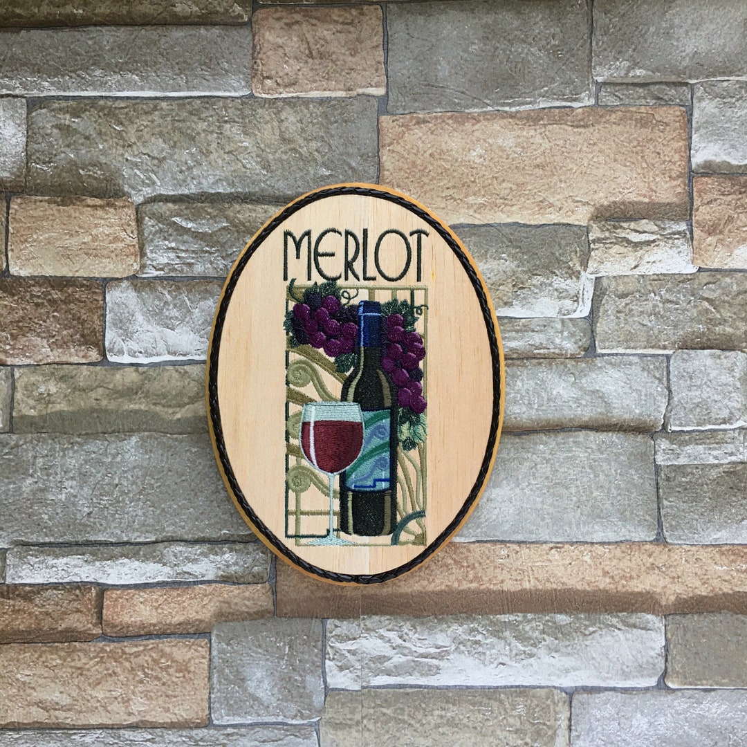 Merlot Red Wine Wall Decor Vino Sign Home Bar Decor Wine - Etsy