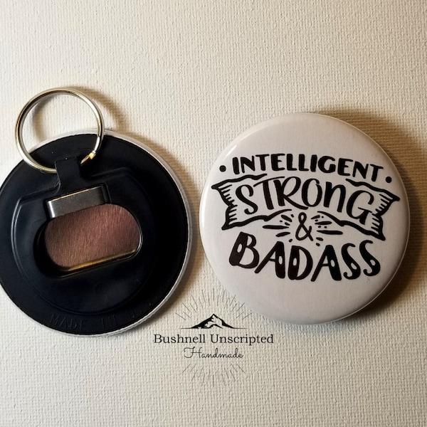 Badass Keychain - Etsy