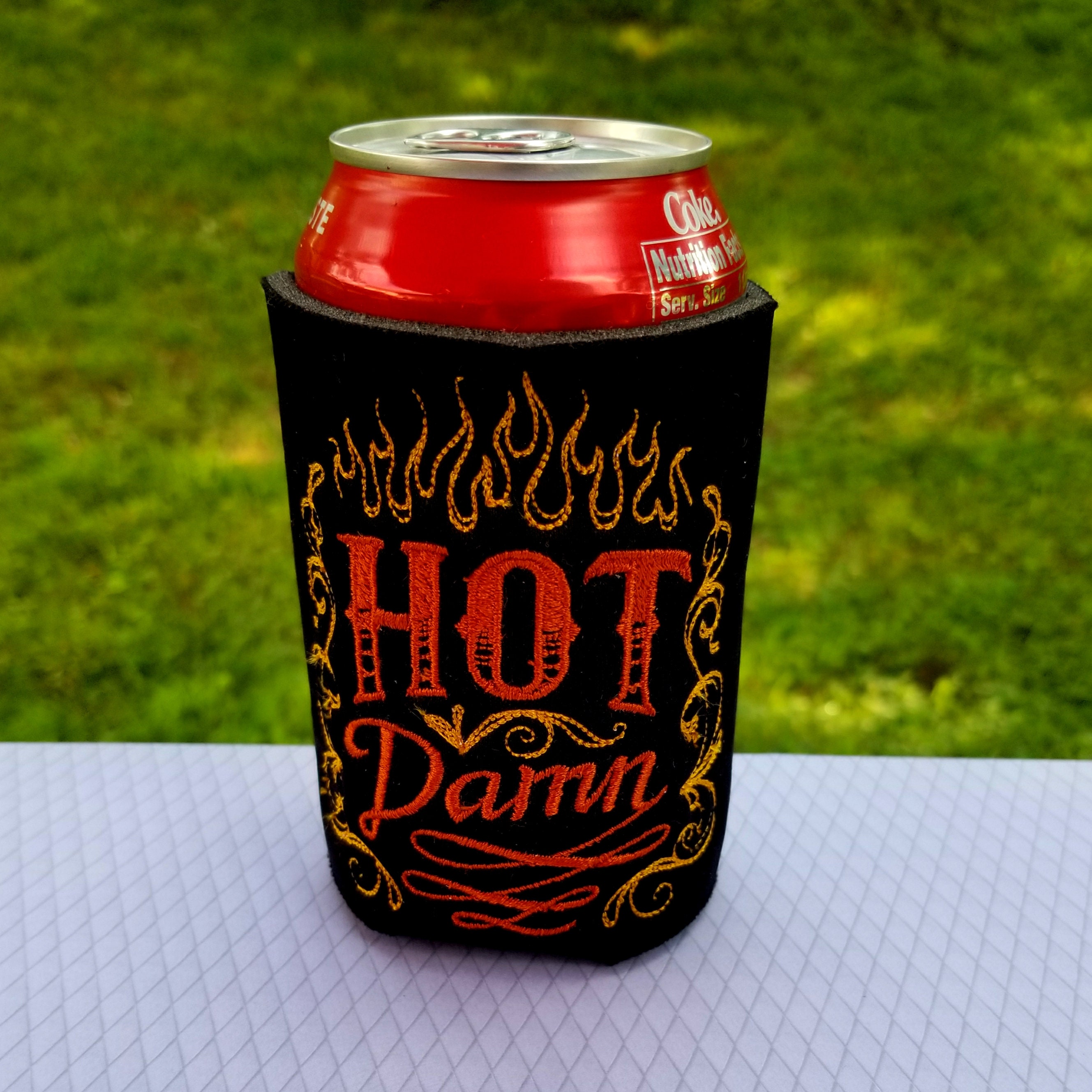 Hot Damn Drink Wrap Insulated Foam Embroidered | Etsy