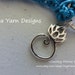 Lotus Key Chain Crocheted With Hemp - Etsy