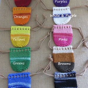 Crocheted Pouch and Crystal Stone Set - Etsy