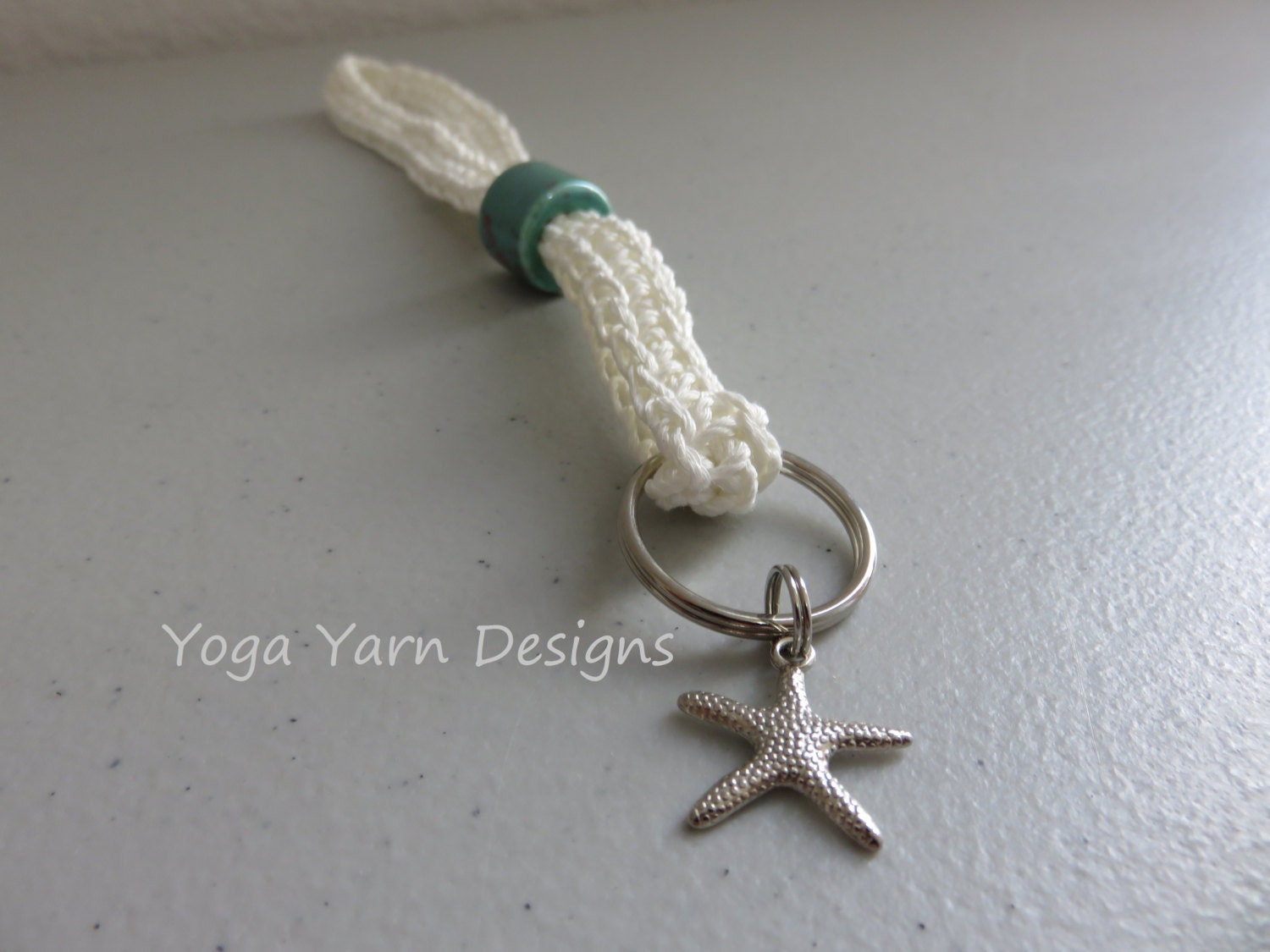 Hemp Wristlet Lanyard With a Starfish Charm - Etsy