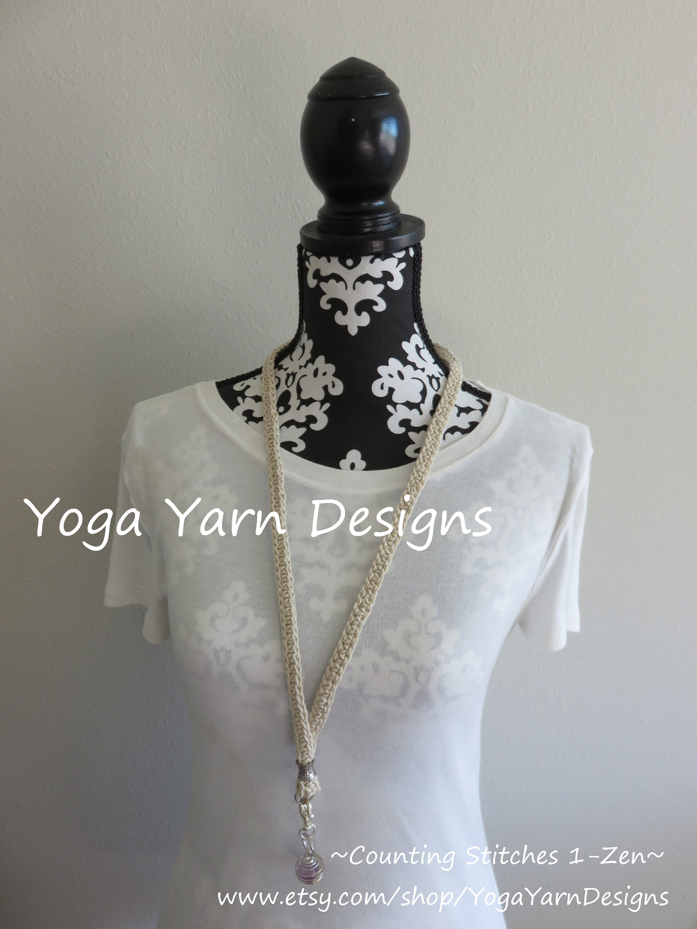 Crocheted Hemp Lanyard With Amethyst Crystal - Etsy