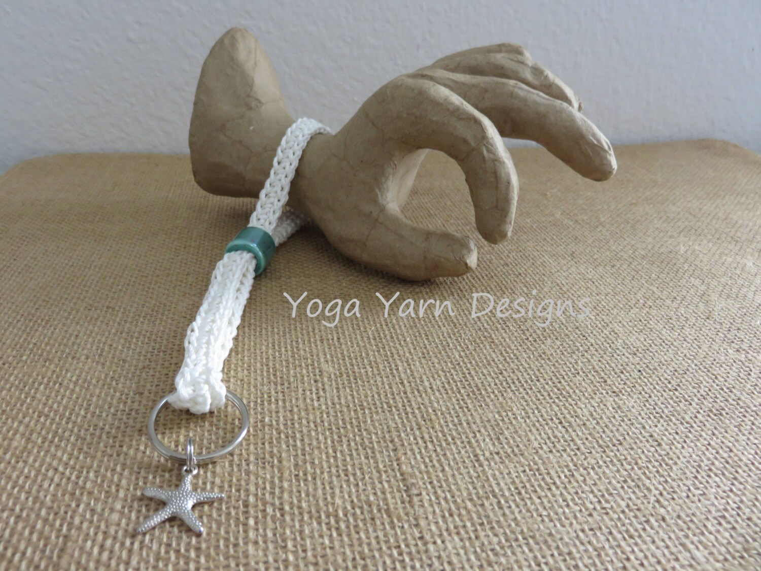 Hemp Wristlet Lanyard With a Starfish Charm - Etsy