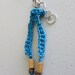 Lotus Key Chain Crocheted With Hemp - Etsy