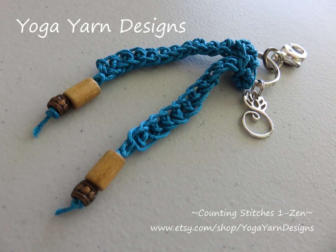 Lotus Key Chain Crocheted With Hemp - Etsy