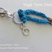 Lotus Key Chain Crocheted With Hemp - Etsy