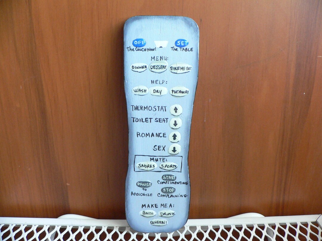 Found Handmade Wooden TV Remote Control for Honey-dos - Etsy