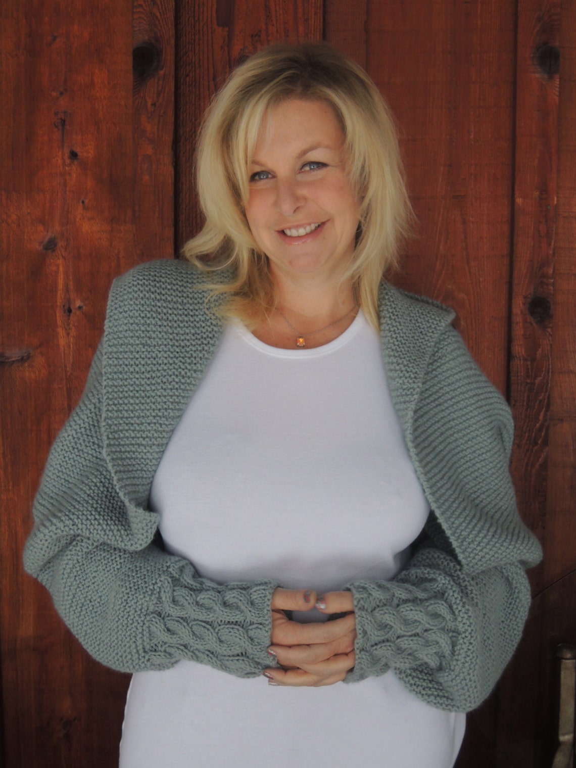 Knitting Pattern - Cable Cuff Sleeve Wrap - Etsy
