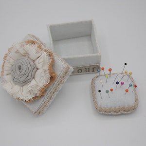 Felt Needle Cushion, Pin Storage Box - Etsy
